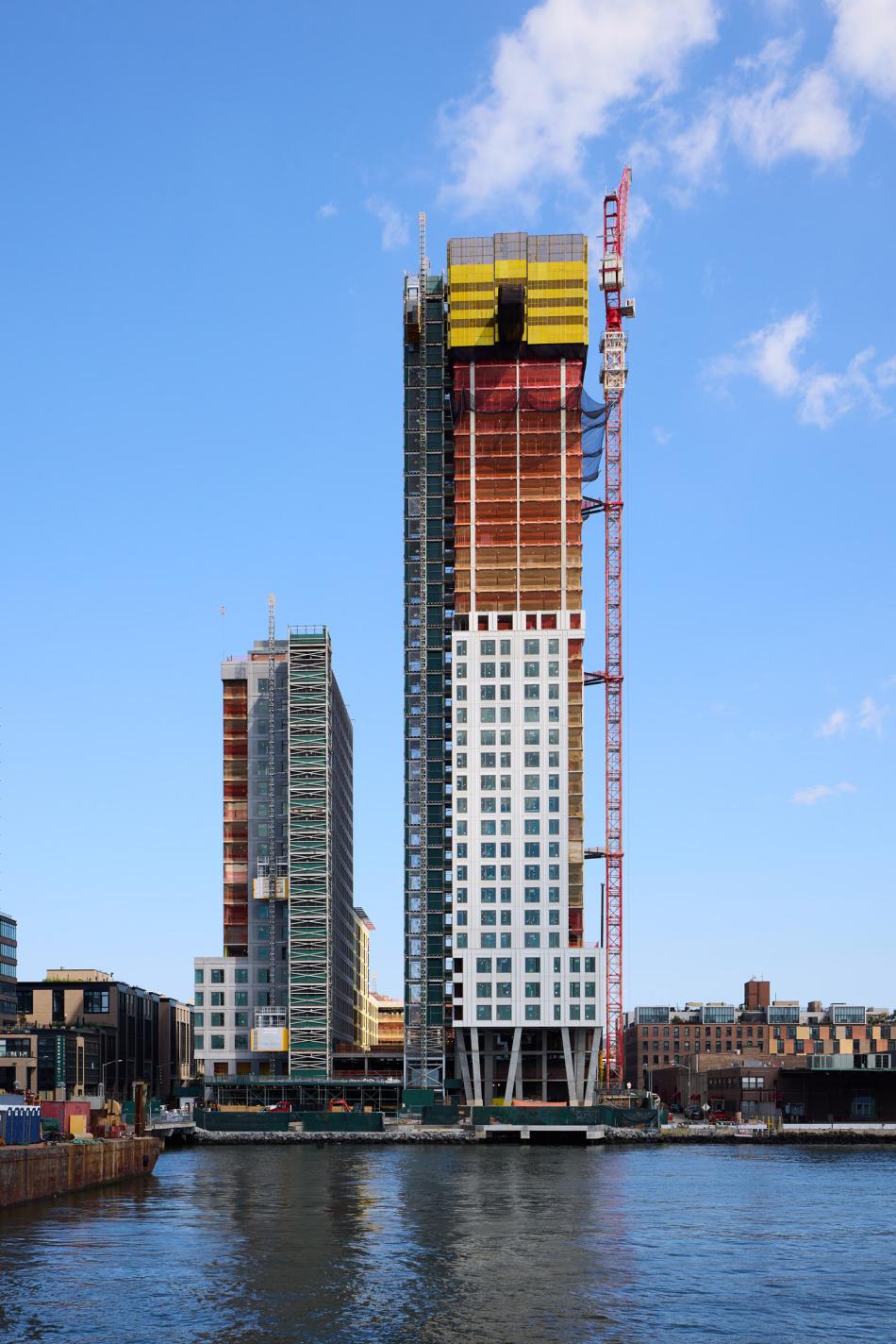 1 Java Street tops out on the waterfront in Greenpoint | Urbanize New York